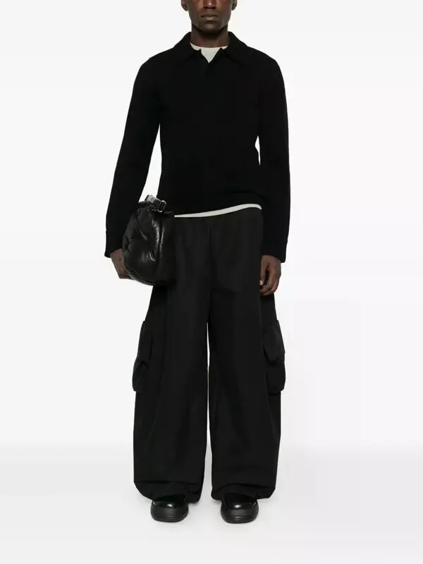 Sacai Polo-neck Wool Sweater