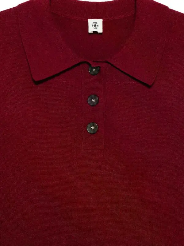 THE GARMENT Como Button-fastening Polo Top - Red