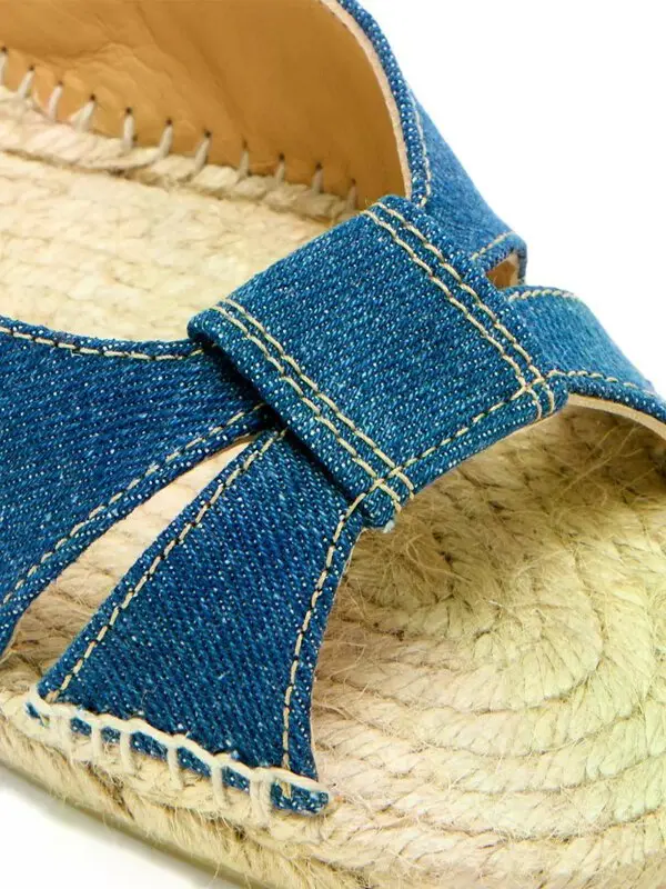 CastaÑer Slingback Denim Espadrilles