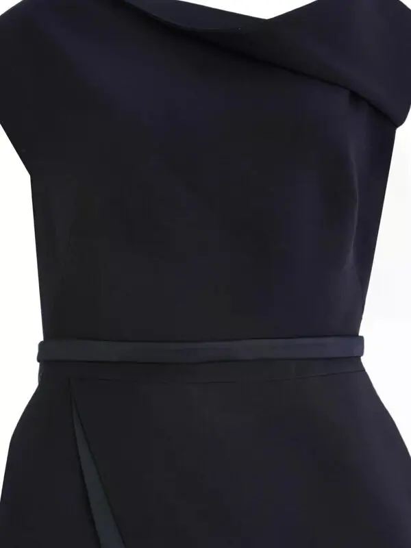 Safiyaa Farrah Asymmetric-hem Peplum Blouse