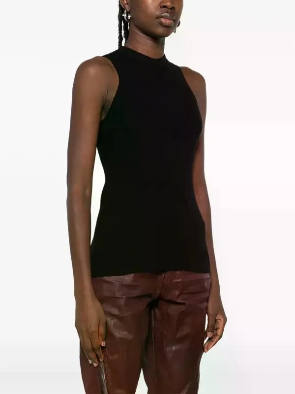 Rick Owens Ribbed High-neck Top