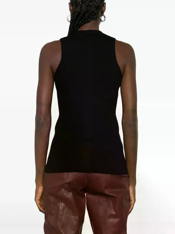 Rick Owens Ribbed High-neck Top