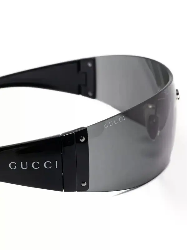 Gucci Shield-frame Sunglasses