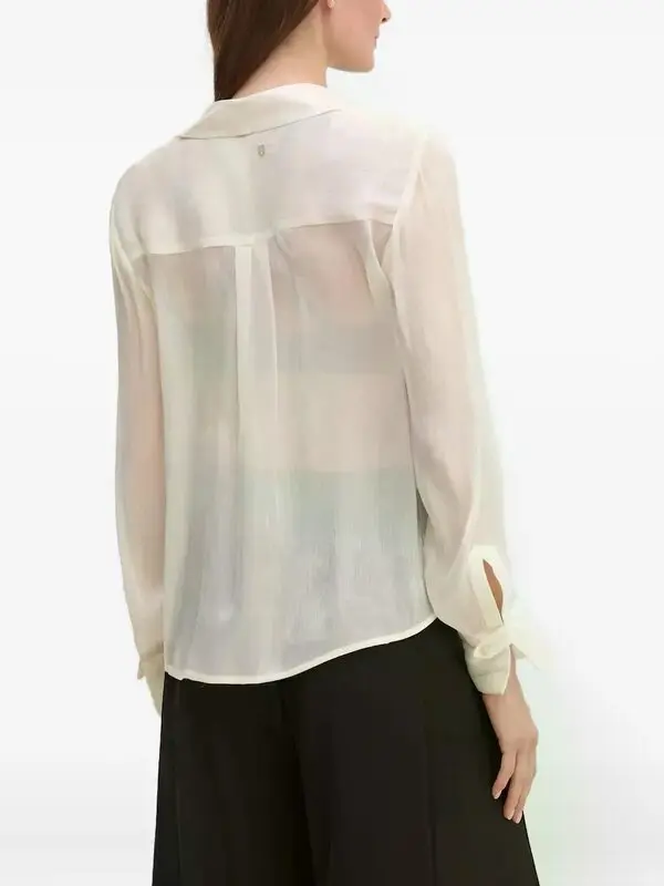 PEDRO DEL HIERRO Sheer Blouse