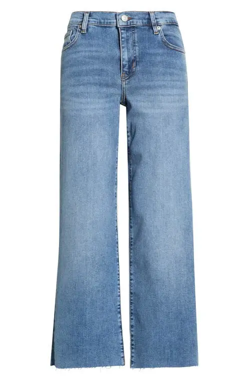 FRAME The Mellow Ankle Straight Leg Jeans - Gossamer Raw After