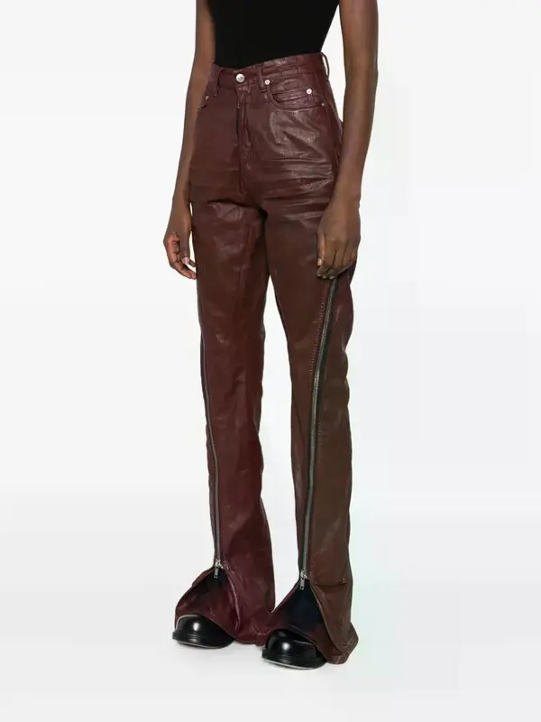 Rick Owens Bolan Banana Jeans - Red