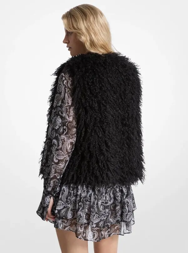 Michael Kors Faux Shearling Vest