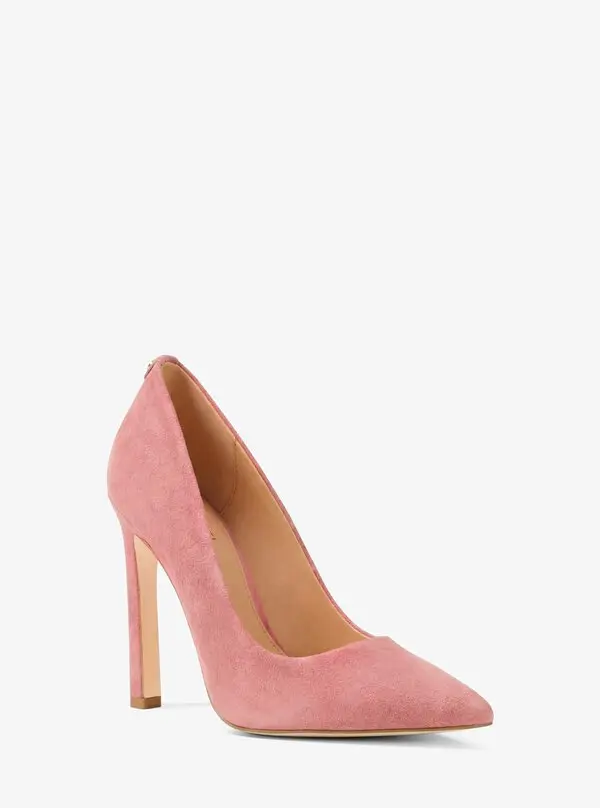 Michael Kors Amara Suede Stiletto Pumps - Pink