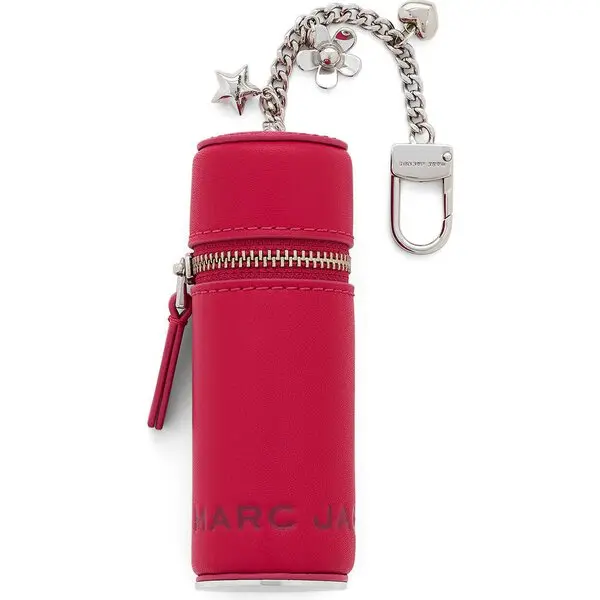Marc Jacobs The Lipstick Case Bag Charm - Raspberry Pink