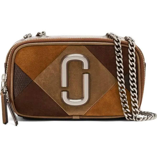 Marc Jacobs The Suede Patchwork Softshot Bag