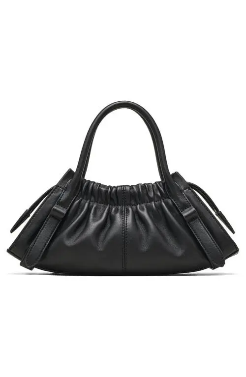 Marc Jacobs The Suede Cristina Small Crossbody Satchel - Black Leather