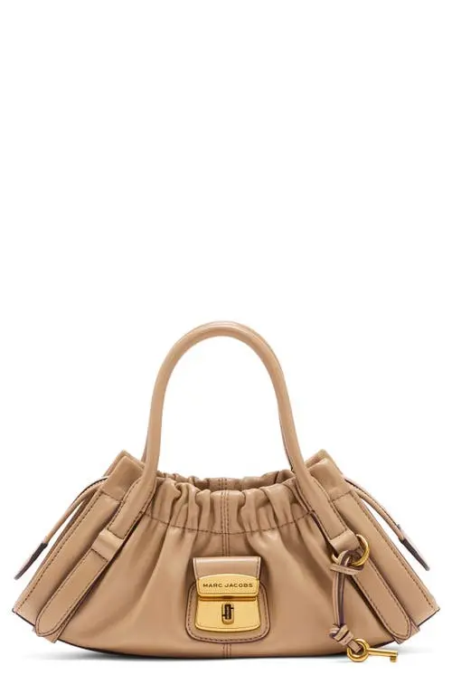 Marc Jacobs The Suede Cristina Small Crossbody Satchel - Camel