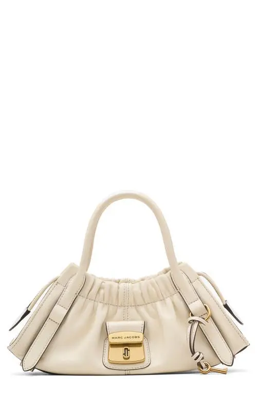 Marc Jacobs The Suede Cristina Small Crossbody Satchel - Ivory