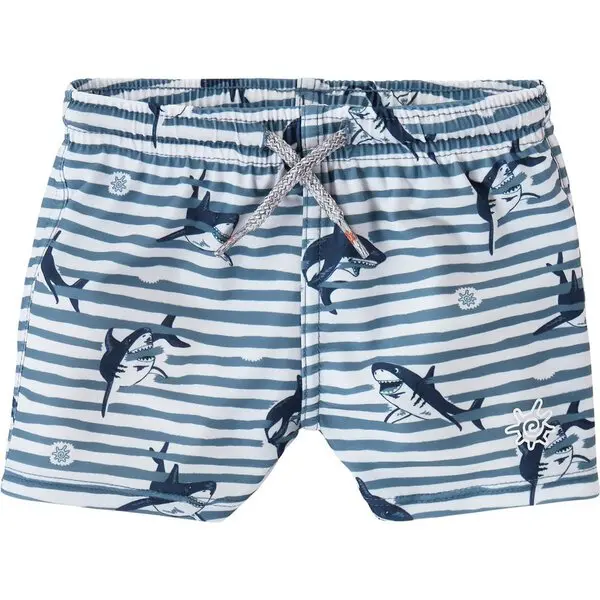 UV SKINZ Baby Swim Shorties - Shark Stripe