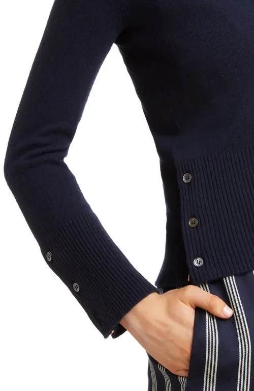 Thom Browne Classic V-neck Cashmere Cardigan