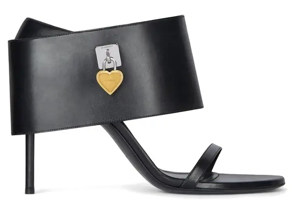 Givenchy Shark Lock Heart Sandals