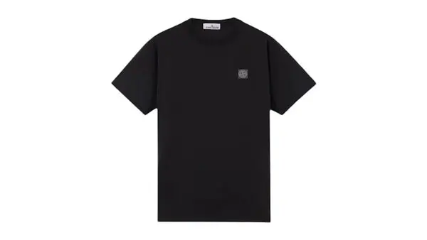 Stone Island Short Sleeve Compass Logo Ghost T-shirt - Black
