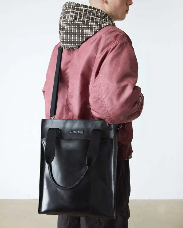 Dr. Martens Love My Docs Leather Tote Bag - Black | Editorialist
