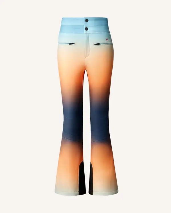 Perfect Moment High-waist Aurora Flare Ski Pant - Degrade-sunset