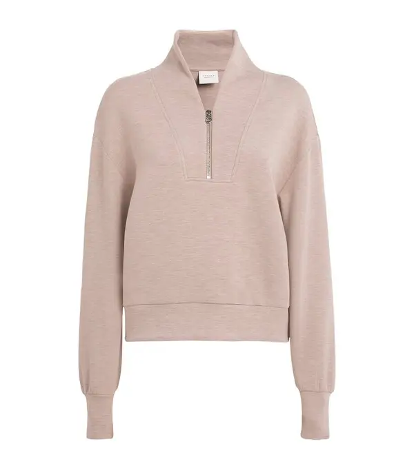 Varley Davidson Quarter-zip Sweatshirt - Brown