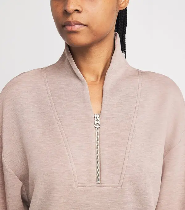 Varley Davidson Quarter-zip Sweatshirt - Brown