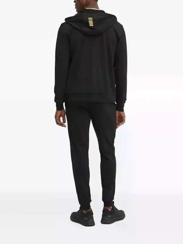 EA7 Logo-print Tracksuit - Black