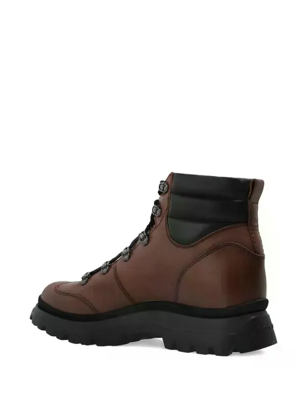 Hogan Lace-up Hiking Boots - Brown