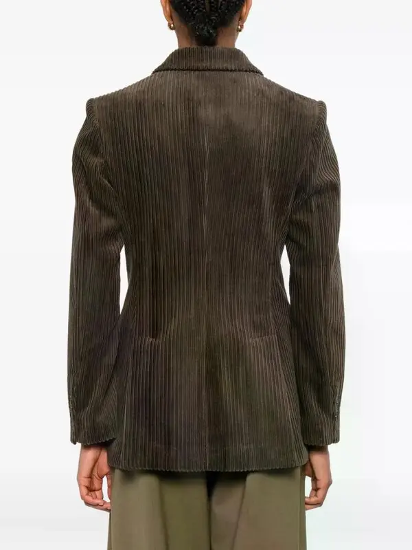 P.a.r.o.s.h Double-breasted Corduroy Blazer
