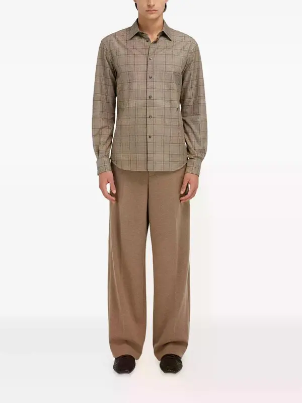 FERRAGAMO Checked Button-fastening Shirt