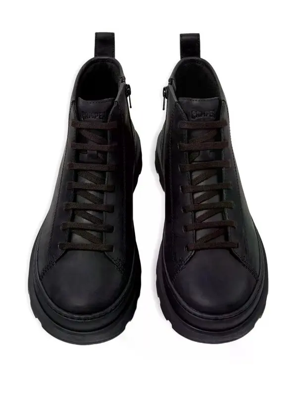 Camper Brutus Lace-up Boots - Black