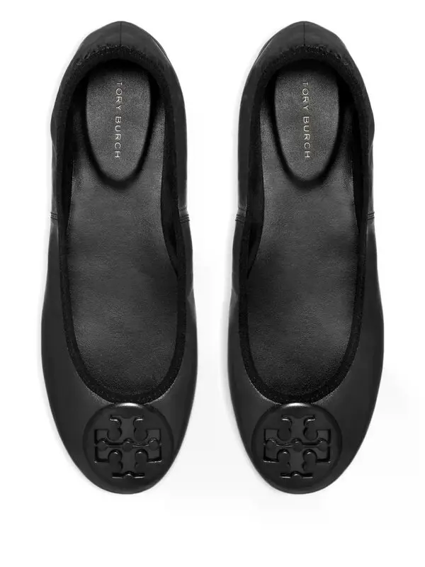 Tory Burch Reva Travel Ballet Flats - Black