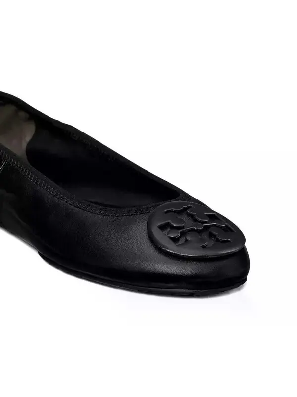 Tory Burch Reva Travel Ballet Flats - Black