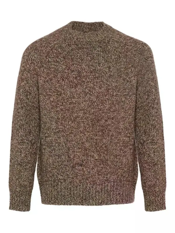 YVES SALOMON Thick-knit Crew-neck Sweater