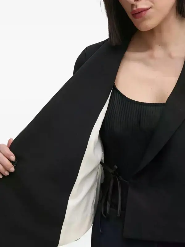 SANDRO FERRONE Asymmetric Draped Blazer