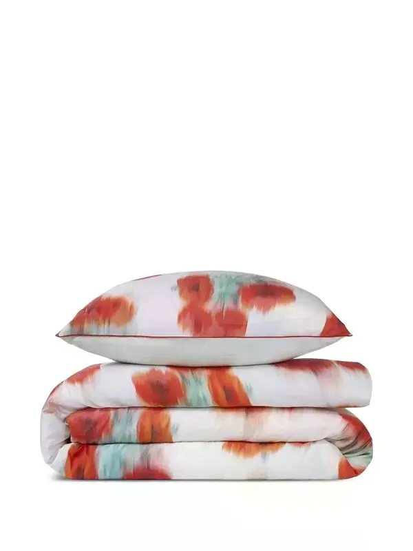 Kenzo Abstract-floral Duvet Cover Set - White
