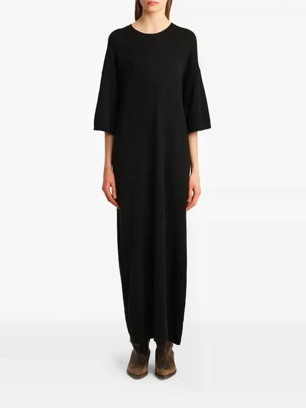 Khaite Crew-neck Maxi Dress