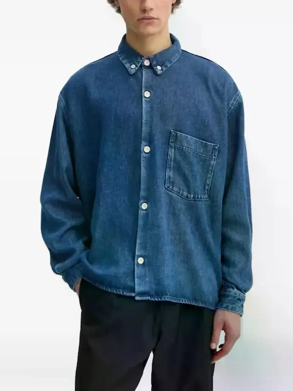 WON HUNDRED Denim Button-down Shirt