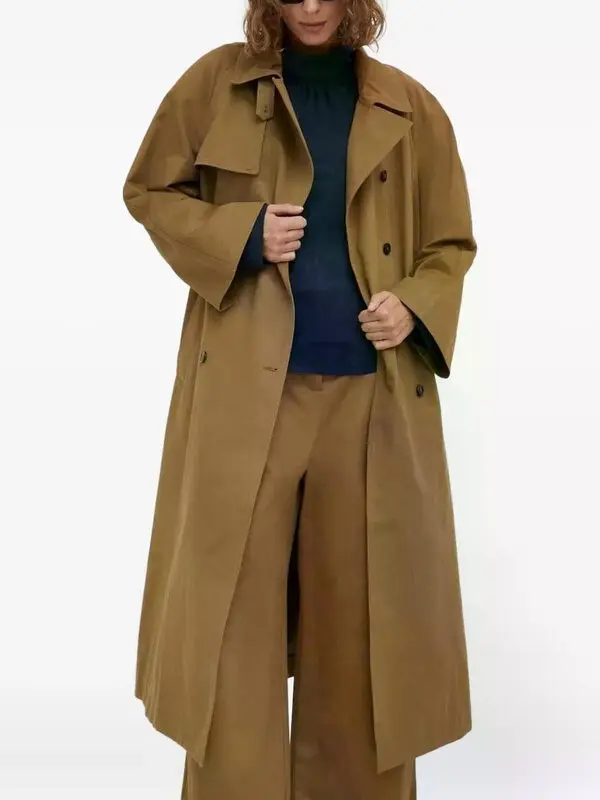 LOVECHILD Carrie Belted Double-breasted Trench Coat