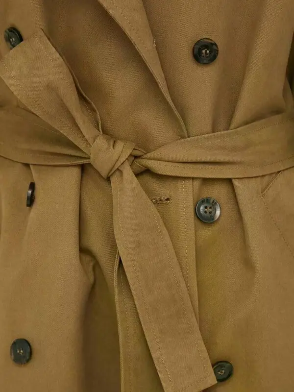 LOVECHILD Carrie Belted Double-breasted Trench Coat
