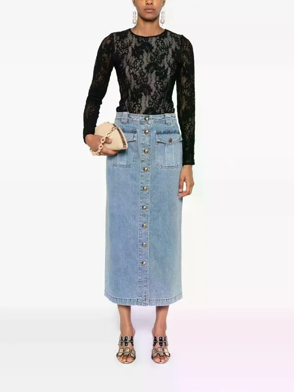 Zimmermann Floral Lace Bodysuit - Black