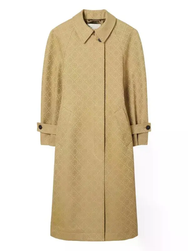 Tory Burch T-monogram Jacquard Trench Coat