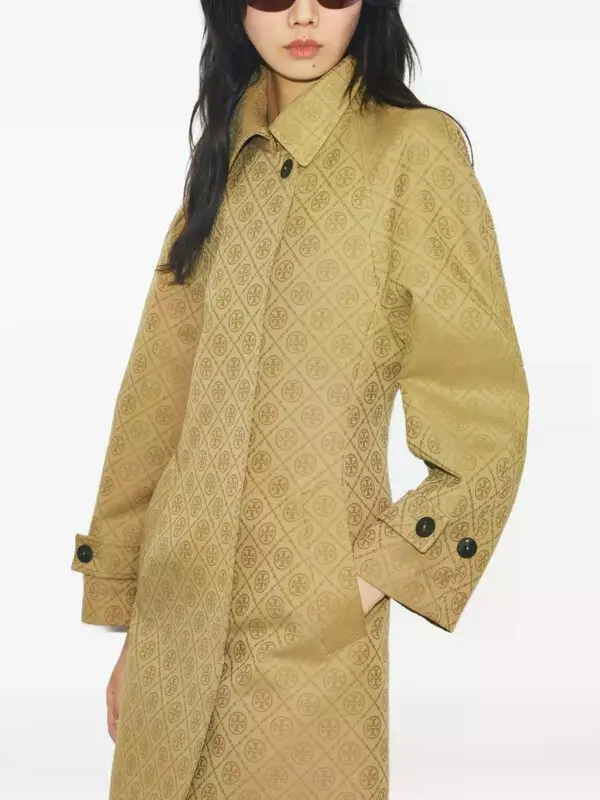Tory Burch T-monogram Jacquard Trench Coat