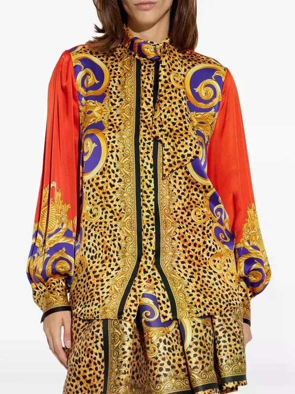 Versace Baroque-print Top