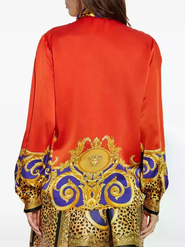 Versace Baroque-print Top