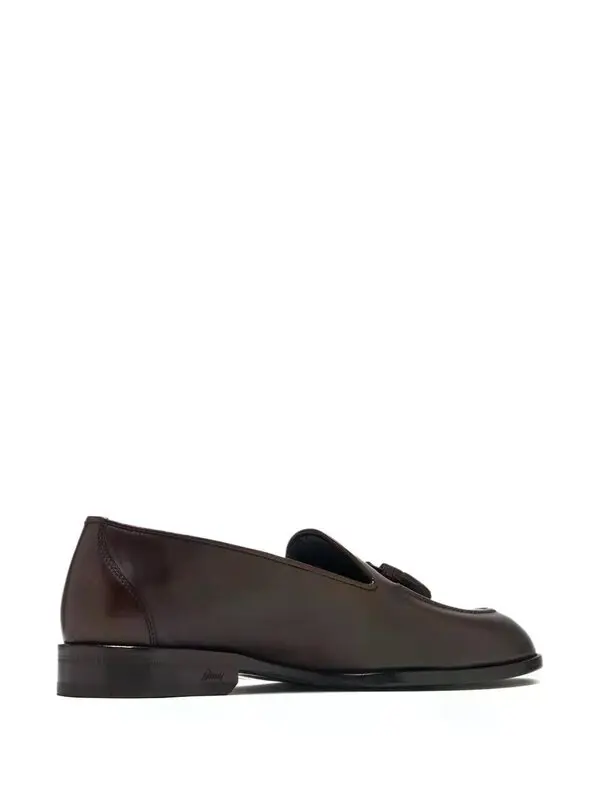 Brioni Tassel-detail Leather Loafers