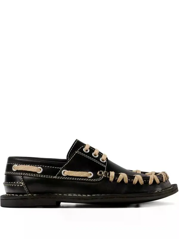 Camper Eki Leather Lace-up Boat Shoes