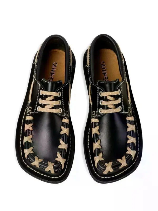 Camper Eki Leather Lace-up Boat Shoes