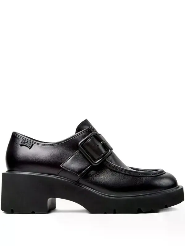 Camper 54mm Milah Buckle-fastening Platform Monk Shoes