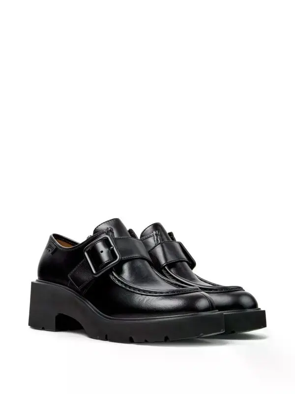 Camper 54mm Milah Buckle-fastening Platform Monk Shoes