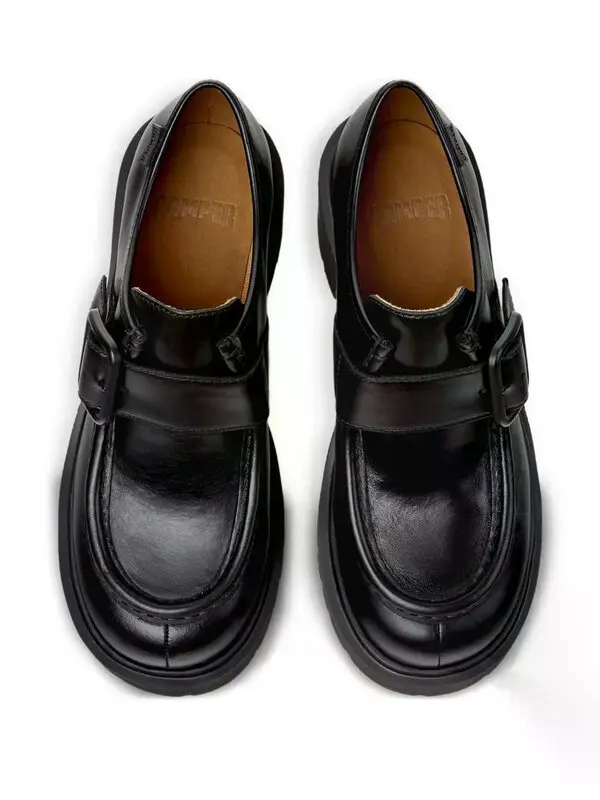 Camper 54mm Milah Buckle-fastening Platform Monk Shoes